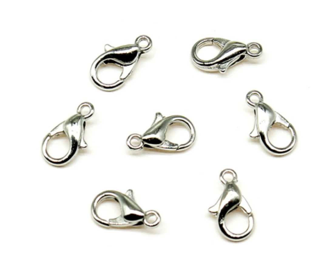 Fecho lagosta 12mm – pct c/10 unidades – Armazém da Val